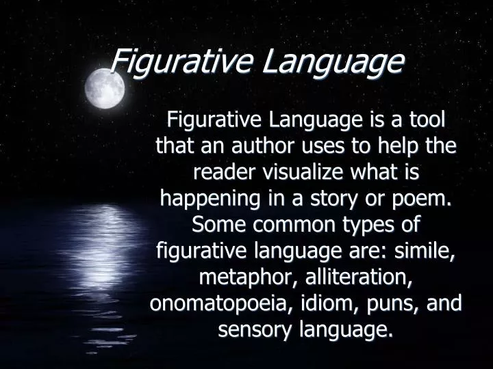 Ppt Figurative Language Powerpoint Presentation Free Download Id