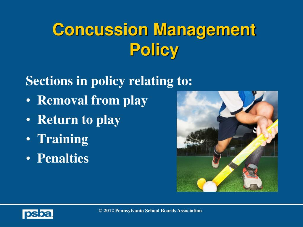 PPT - Concussion Management Policy and Administrative Regulations May ...