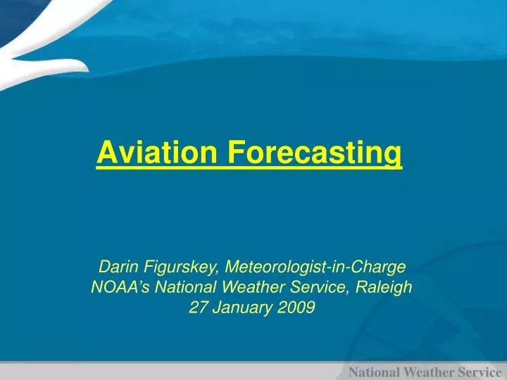 PPT - Aviation Forecasting PowerPoint Presentation, free download - ID ...