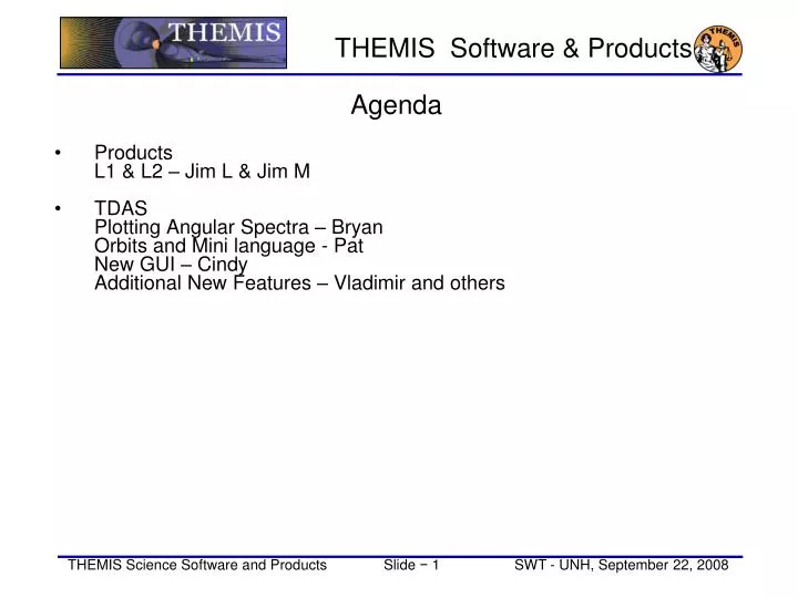 PPT - THEMIS Software & Products PowerPoint Presentation, free download ...