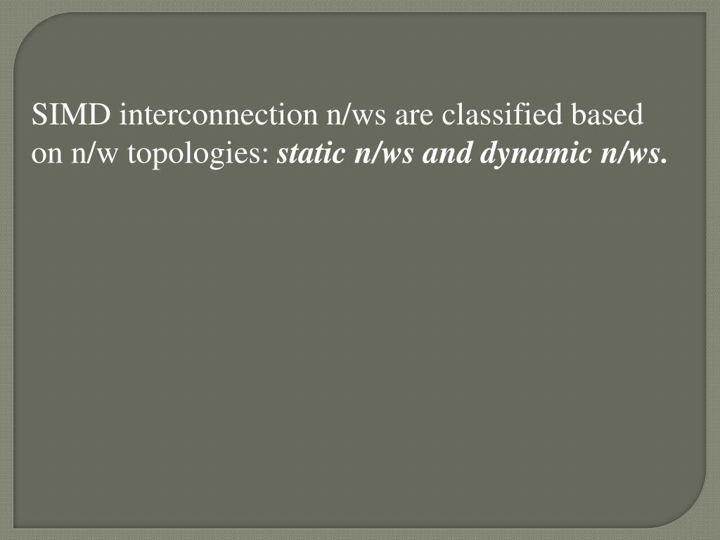 Ppt Module 3 Simd Array Processors Synchronous Array Of Parallel Processors Is An Array