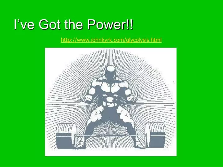 PPT - I’ve Got the Power!! PowerPoint Presentation, free download - ID ...