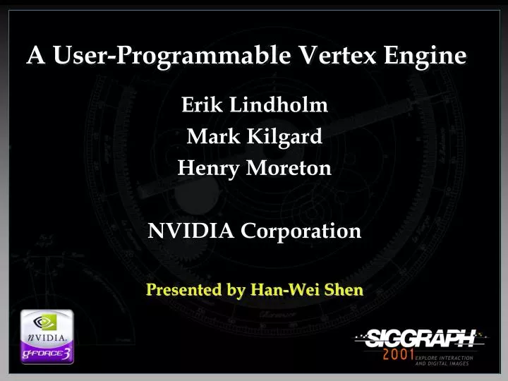 PPT - A User-Programmable Vertex Engine PowerPoint Presentation, free download - ID:4746146