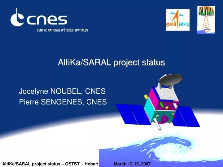 PPT - AltiKa/SARAL project status PowerPoint Presentation, free ...