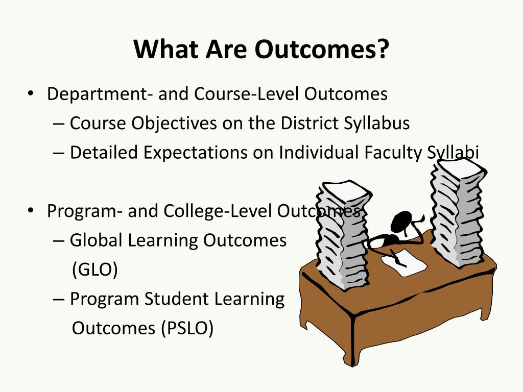 PPT - Outcomes Assessment at Pensacola State College PowerPoint ...