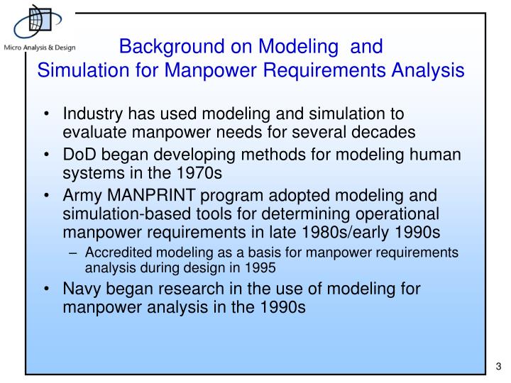 PPT - Modeling Tools to Support Navy Manpower Requirements Analysis PowerPoint Presentation - ID ...
