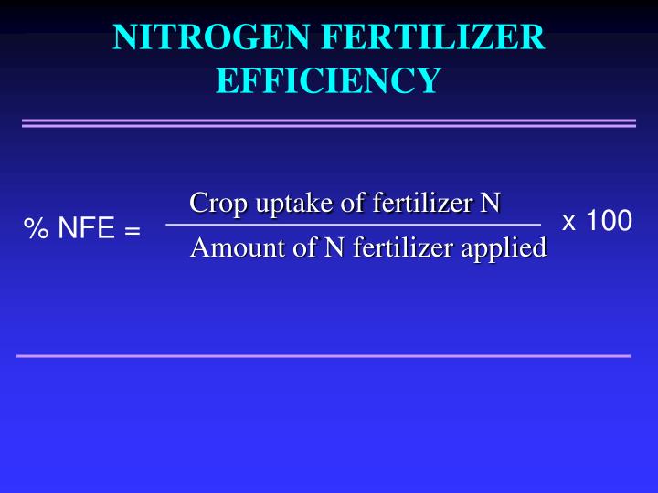 PPT - EFISIENSI PUPUK DAN PEMUPUKAN NITROGEN PowerPoint Presentation ...