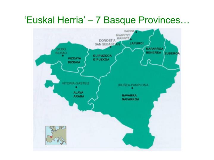 PPT - The Basque Political Conflict. PowerPoint Presentation - ID:4747862
