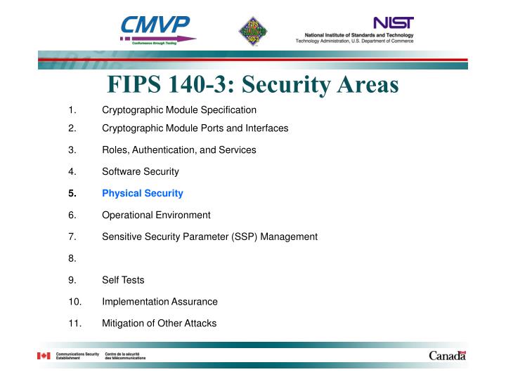 PPT - FIPS 140-3 Section 5 – Physical Security Randall J. Easter ...