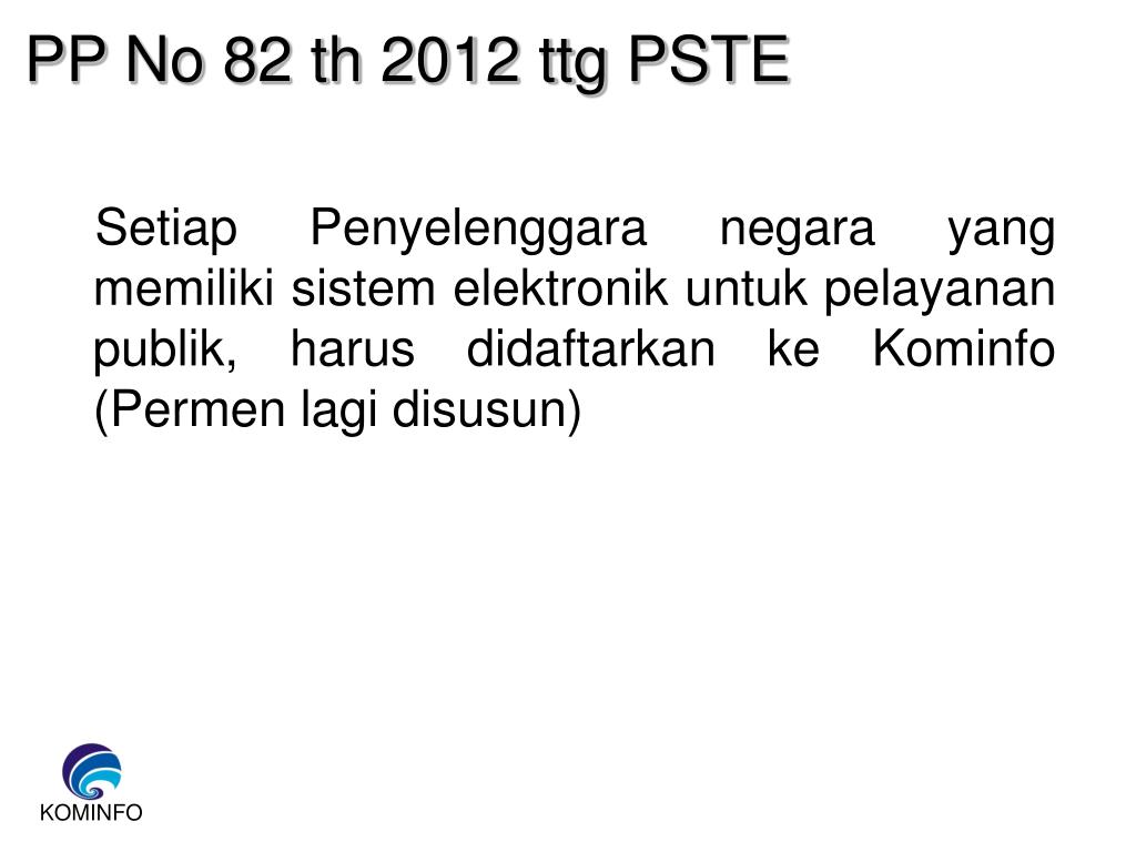 PPT - Pengembangan E-Government Oleh : Firmansyah Lubis PowerPoint ...