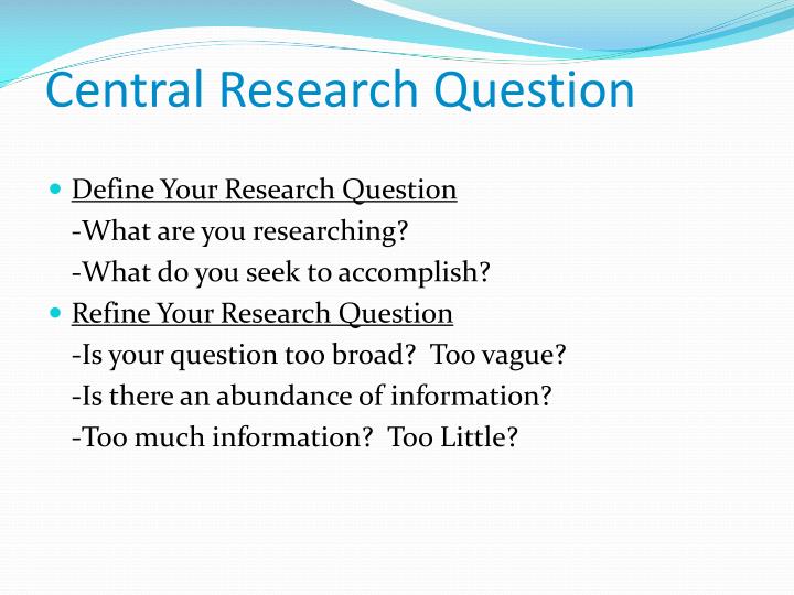 PPT - Research Questions, Hypotheses, and Variables PowerPoint ...