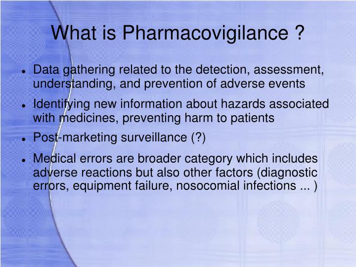 PPT - Pharmacovigilance PowerPoint Presentation - ID:4748841