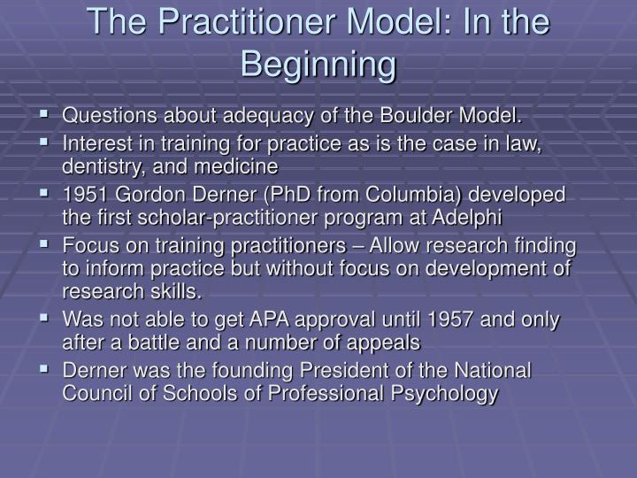 PPT - Training Models in Clinical Psychology: Overview PowerPoint ...