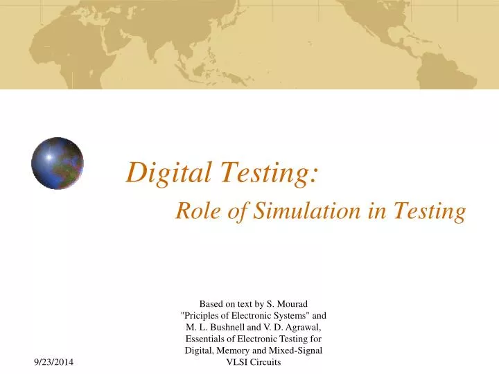 PPT - Digital Testing: Role of Simulation in Testing PowerPoint ...