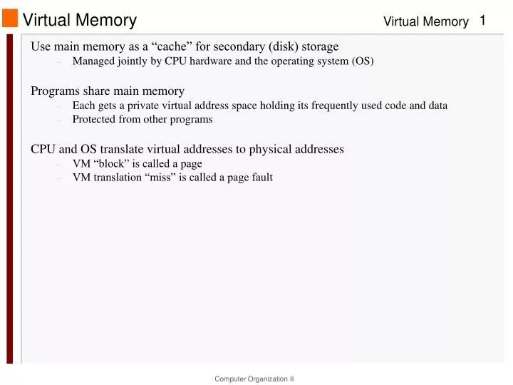 PPT - Virtual Memory PowerPoint Presentation, free download - ID:4750180