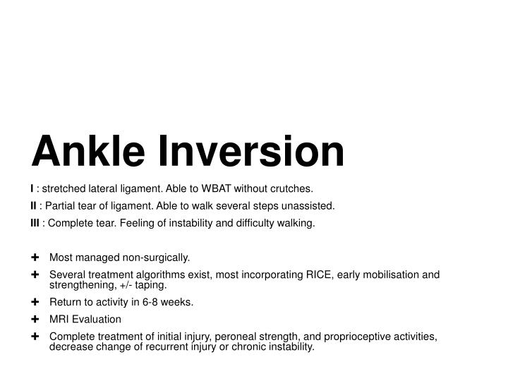 PPT - Management of Common Sports-related Injuries About the Foot and ...