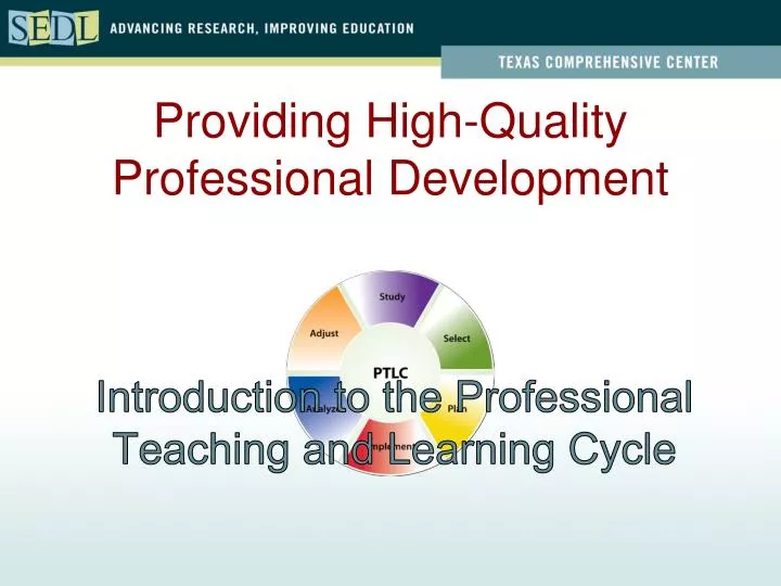 PPT - Introduction to the Professional Teaching and Learning Cycle ...