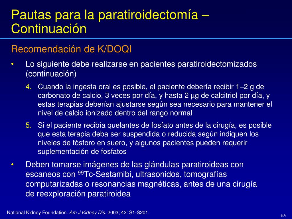 PPT - Módulo 6: Calcimiméticos, paratiroidectomía y otras opciones ...