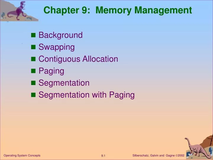 PPT - Chapter 9: Memory Management PowerPoint Presentation, free ...