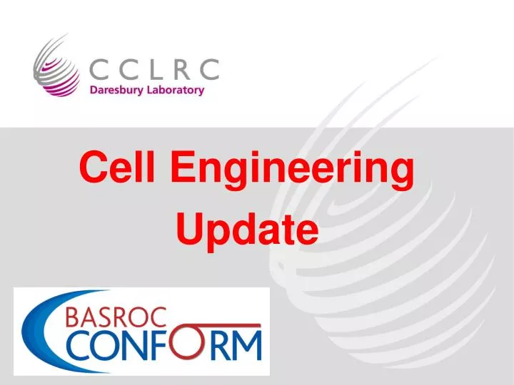 PPT - Cell Engineering Update PowerPoint Presentation, free download ...