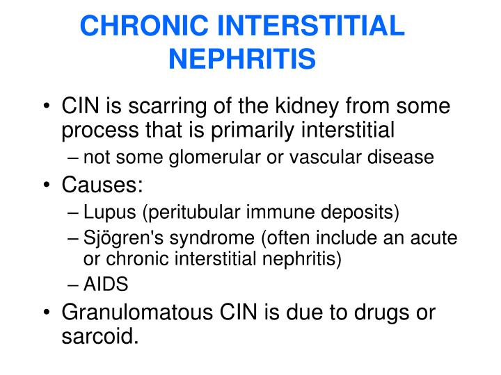 PPT - Tubulointerstitial Diseases of the Kidney PowerPoint Presentation ...