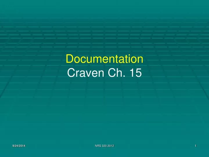 PPT - Documentation Craven Ch. 15 PowerPoint Presentation, free download - ID:4753551