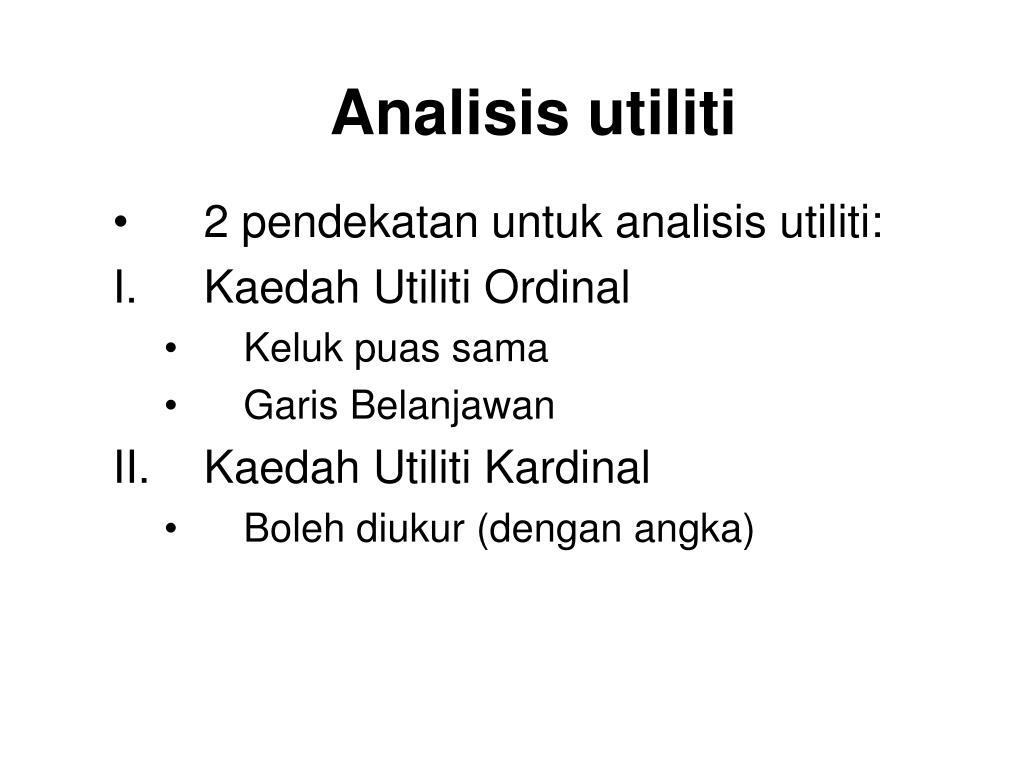 PPT - Fakulti Ekonomi dan Pengurusan Kursus: Mikroekonomi Kod: ECN 3101 ...
