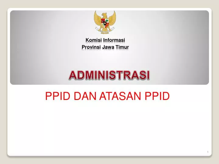 PPT - ADMINISTRASI PowerPoint Presentation, free download - ID:4754271