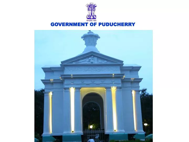 PPT - GOVERNMENT OF PUDUCHERRY PowerPoint Presentation, free download ...