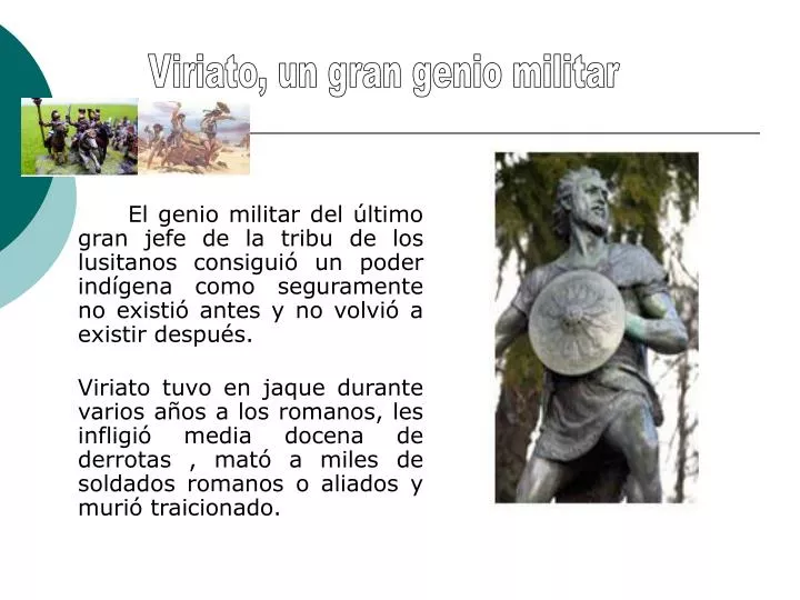 PPT - Viriato, un gran genio militar PowerPoint Presentation, free ...