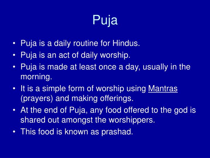 PPT - Puja PowerPoint Presentation - ID:4756186