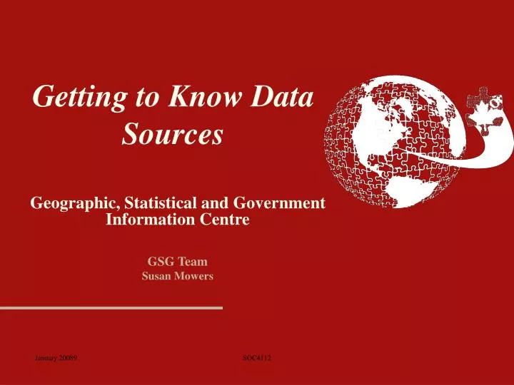 PPT - Getting to Know Data Sources PowerPoint Presentation, free ...