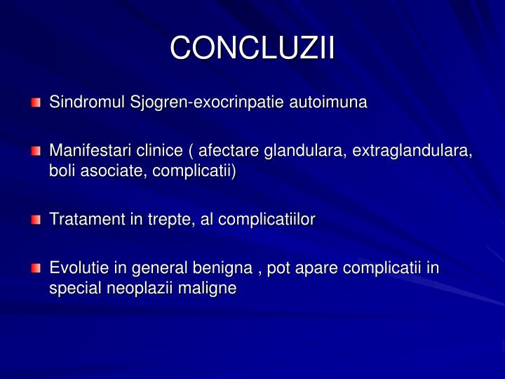 PPT - Sindromul Sjogren de la Sindrom sicca la Mielom Multiplu ...