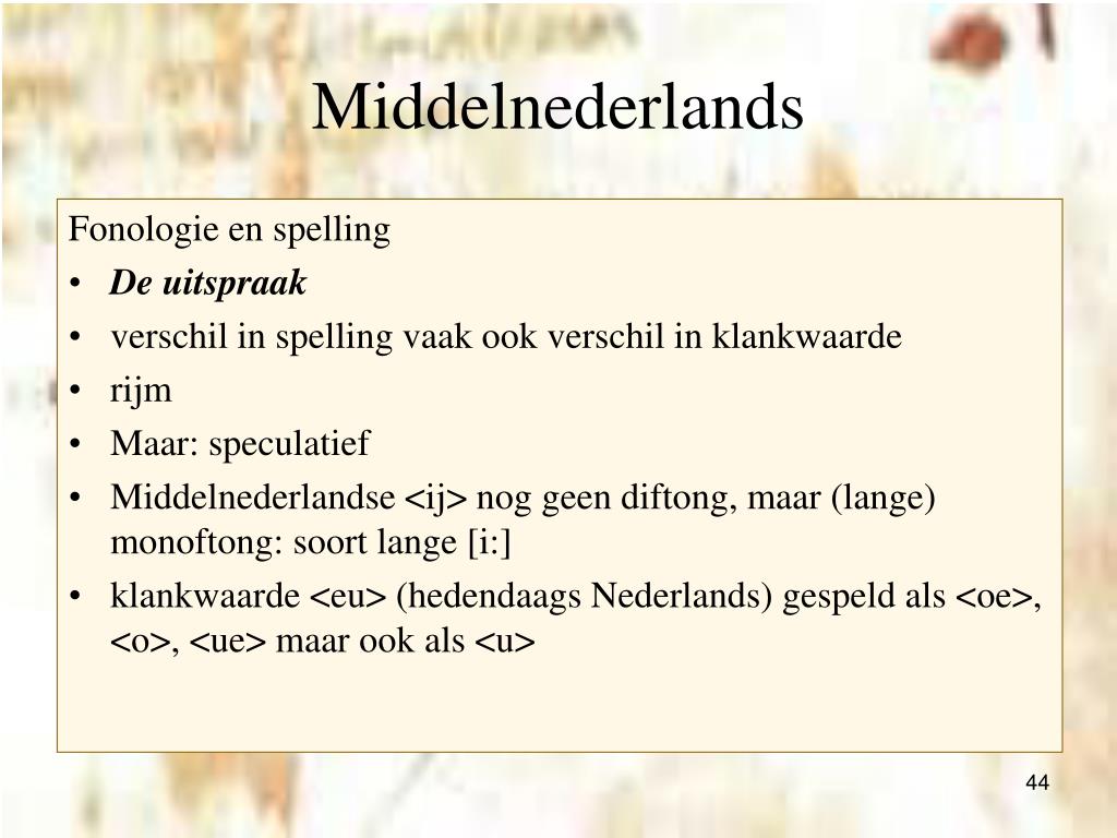 PPT - Diversiteit en Identiteit: De taalsituatie in de Nederlanden ...