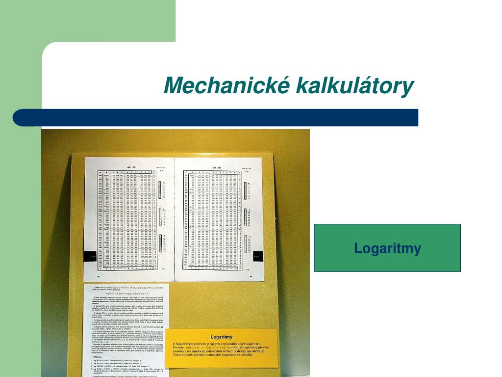 PPT - Historie výpočetní techniky 1. část PowerPoint Presentation - ID ...