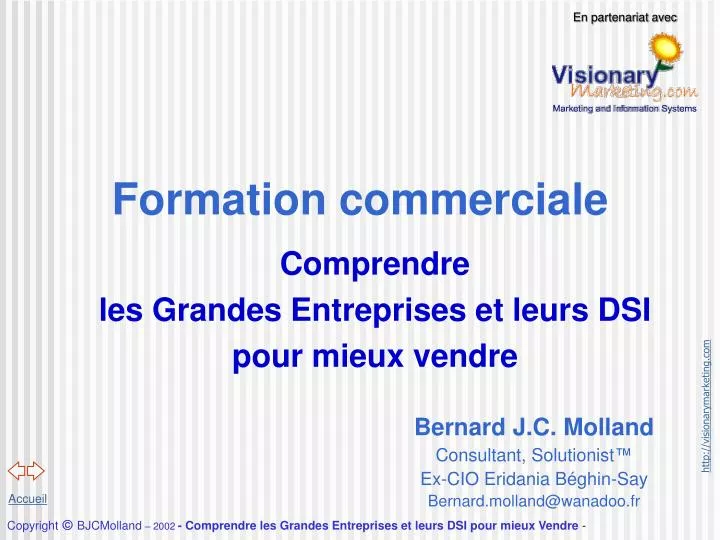PPT - Formation commerciale PowerPoint Presentation, free download - ID ...