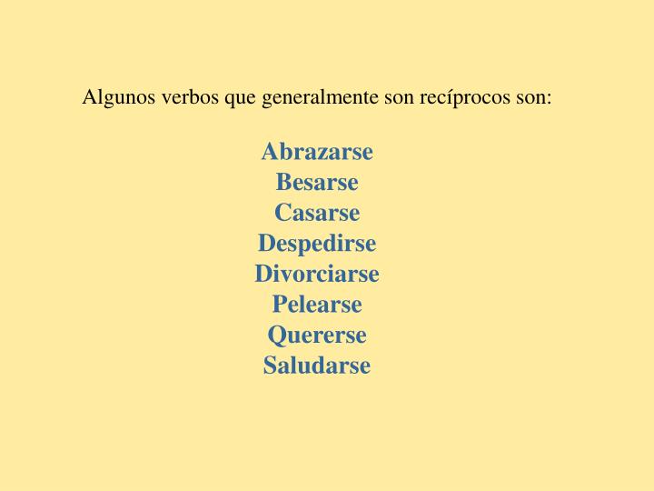 PPT - Los verbos reflexivos y los recíprocos PowerPoint Presentation ...