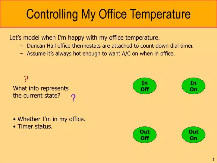 PPT - Controlling My Office Temperature PowerPoint Presentation, free ...