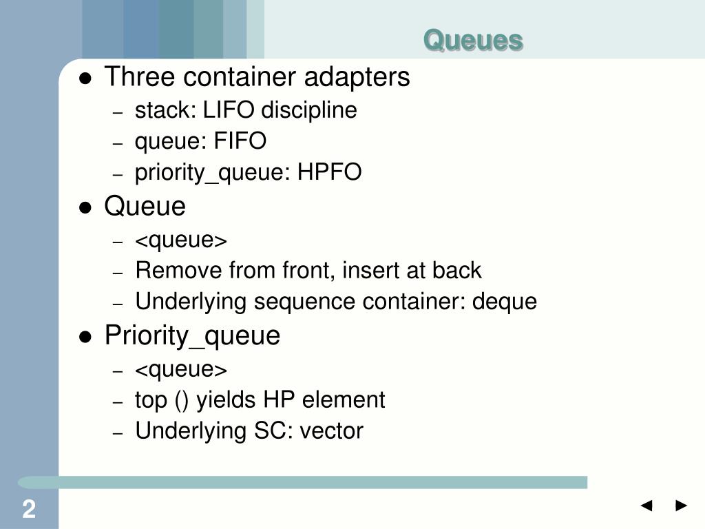 Ppt Queues Queue Api Application Radix Sort Implementation Using Deque Circular Array
