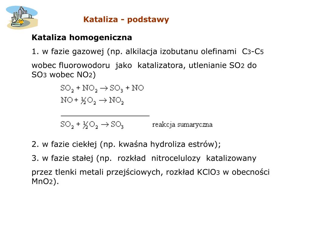 PPT - Najwa ż niejsze procesy katalit y czne opracowane w Polsce i wdro ...