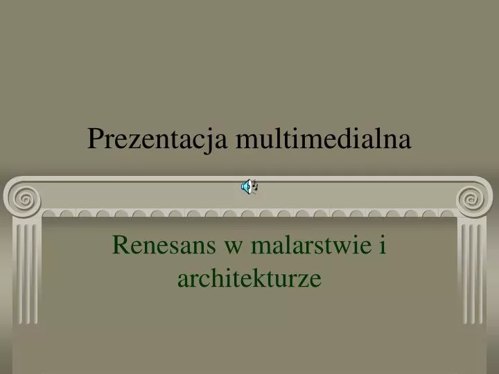 PPT - Prezentacja multimedialna PowerPoint Presentation, free download ...