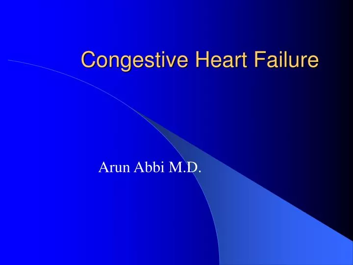 PPT - Congestive Heart Failure PowerPoint Presentation, free download ...