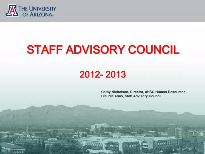 PPT - STAFF ADVISORY COUNCIL PowerPoint Presentation, free download ...