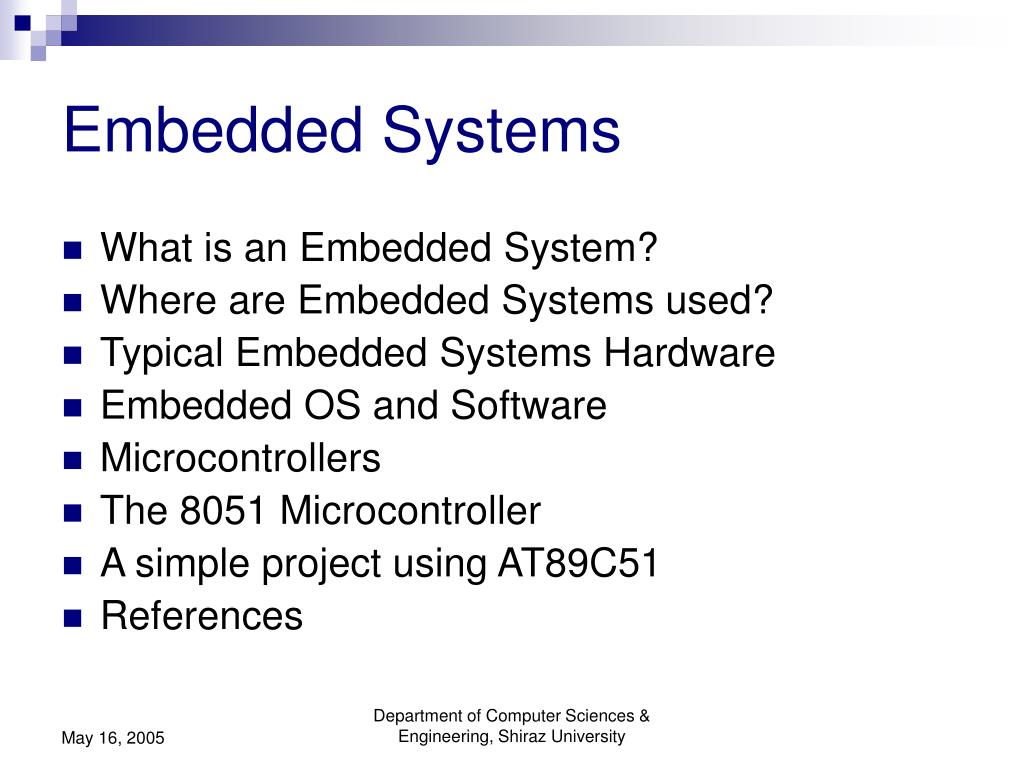 PPT - Embedded Systems Microcontrollers & Embedded Processors An ... PPT - Embedded Systems Microcontrollers & Embedded Processors An ...