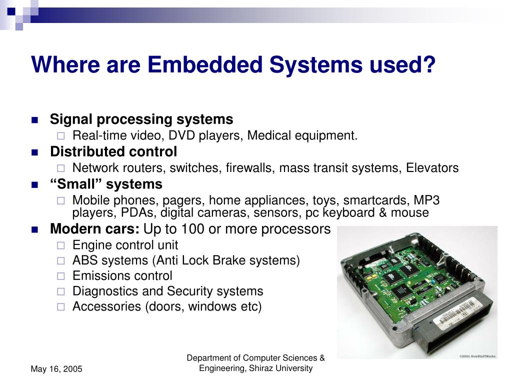 PPT - Embedded Systems Microcontrollers & Embedded Processors An ... PPT - Embedded Systems Microcontrollers & Embedded Processors An ...