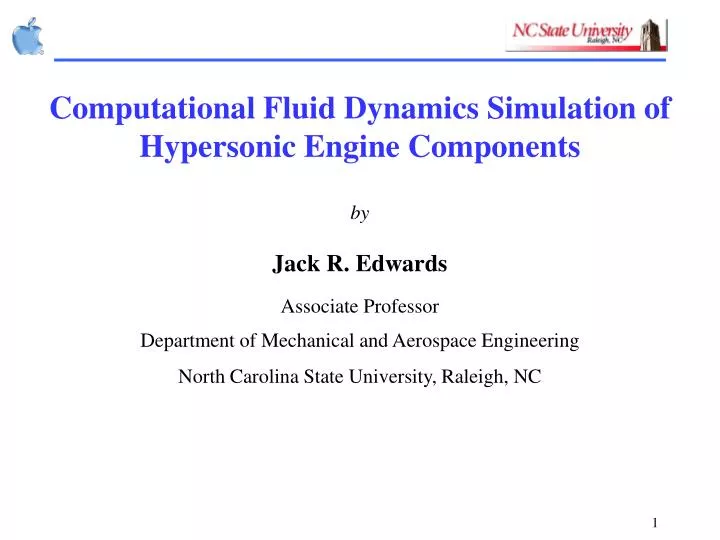 PPT - Computational Fluid Dynamics Simulation of Hypersonic Engine Components PowerPoint ...
