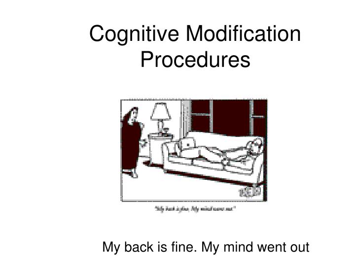 PPT - Chapter 13: Cognitive-Behavioral Interventions PowerPoint ...