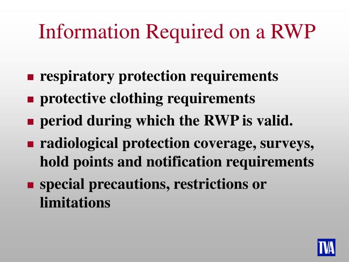 PPT - RADIATION WORK PERMITS PowerPoint Presentation - ID:4764838