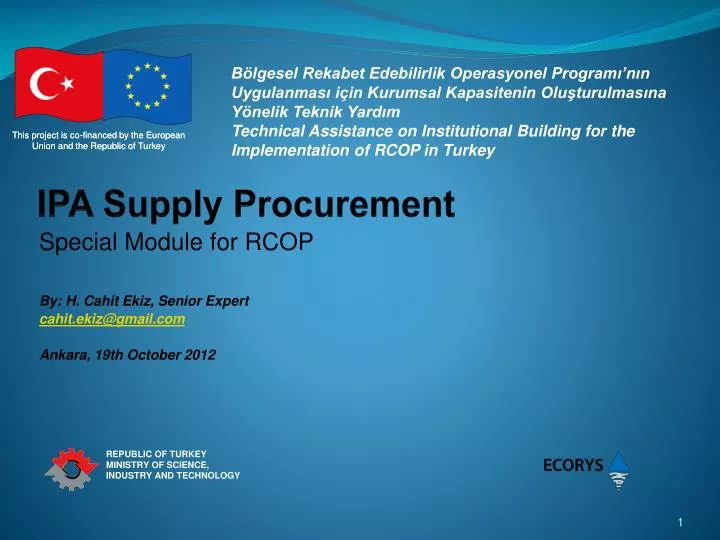 PPT - IPA Supply Procurement PowerPoint Presentation, free download ...