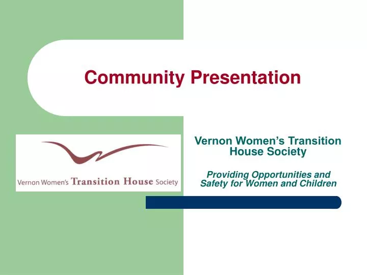 PPT - Community Presentation PowerPoint Presentation, free download ...